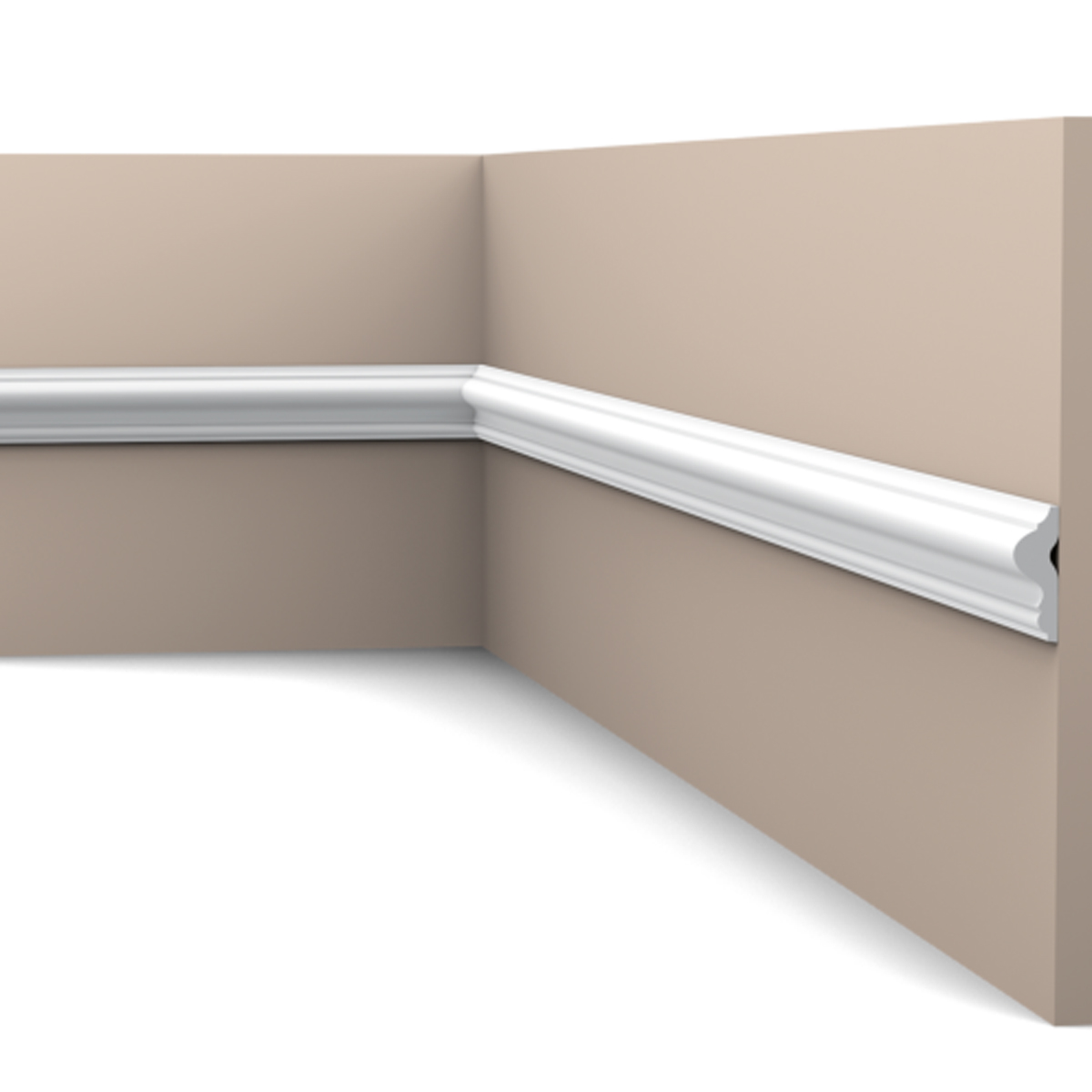 Orac PX201 wandlijst 2,5 x 0,9 x 200 cm | Sierprofielen.nl